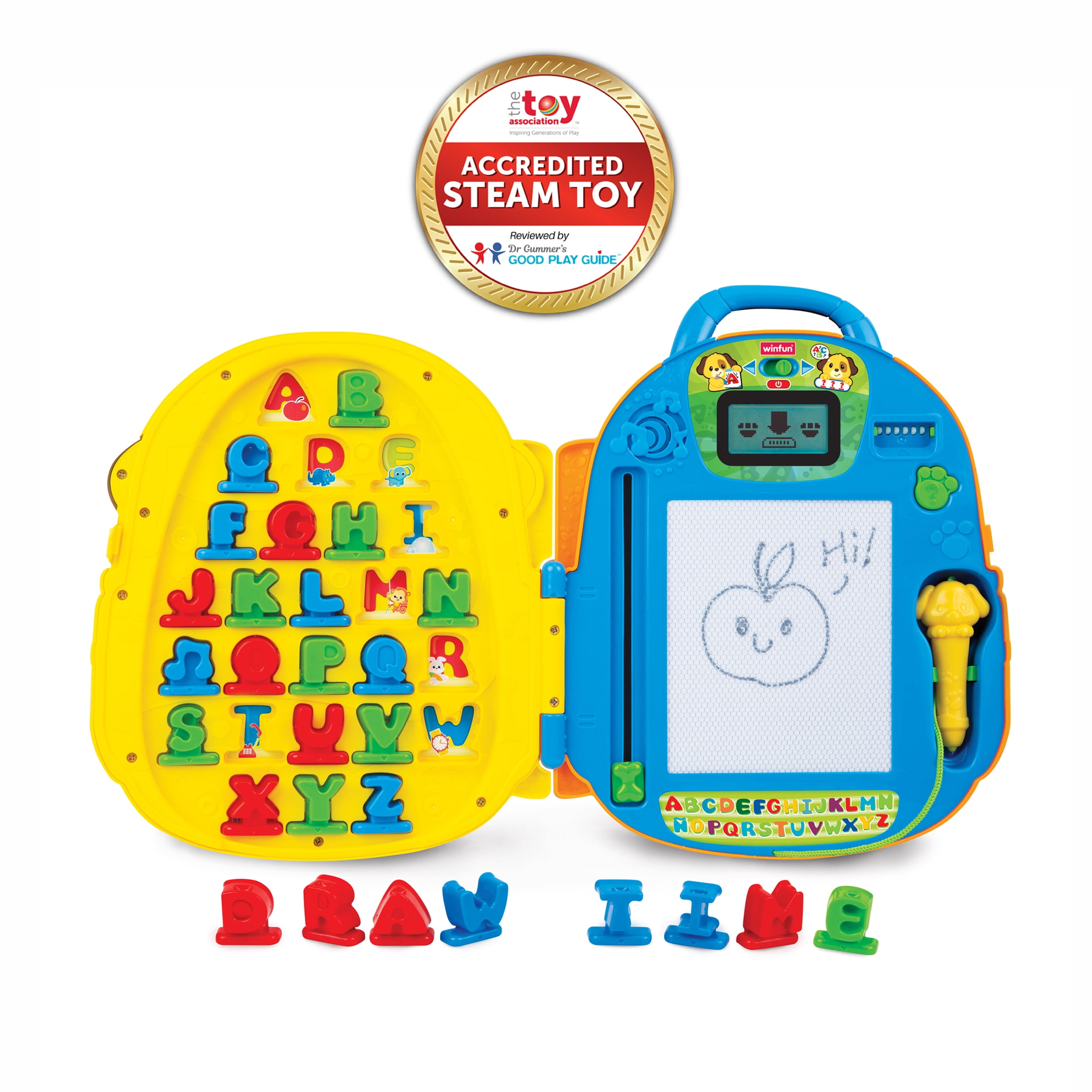 Winfun Lil Learner Plastic Alphabet Backpack - Age Group 3 Years And Up ...