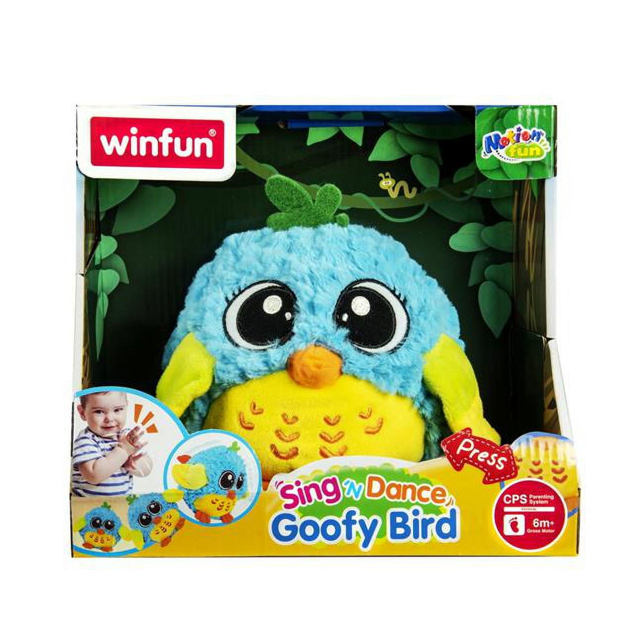 Winfun Sing N Dance Goofy Bird, Blue - Walmart.com