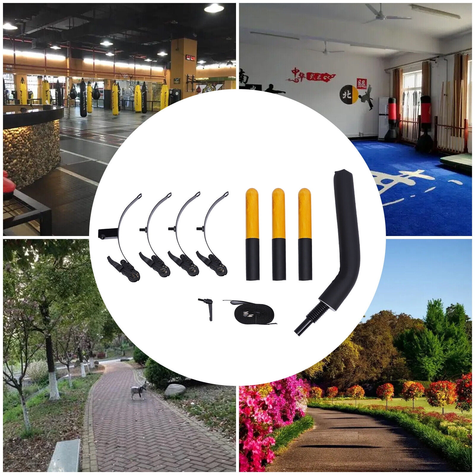 Wing Chun Dummy Trainer Portable Wooden Wing Chun Training Dummy Arms ...