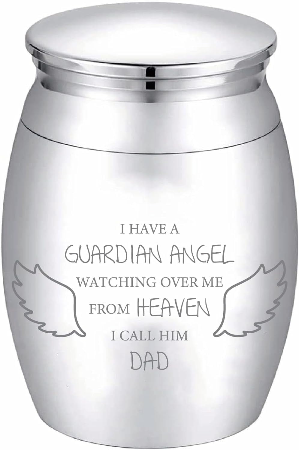 Wing Mini Cremation Urns Small Keepsake Urn Alloy Set Metal Sharing ...