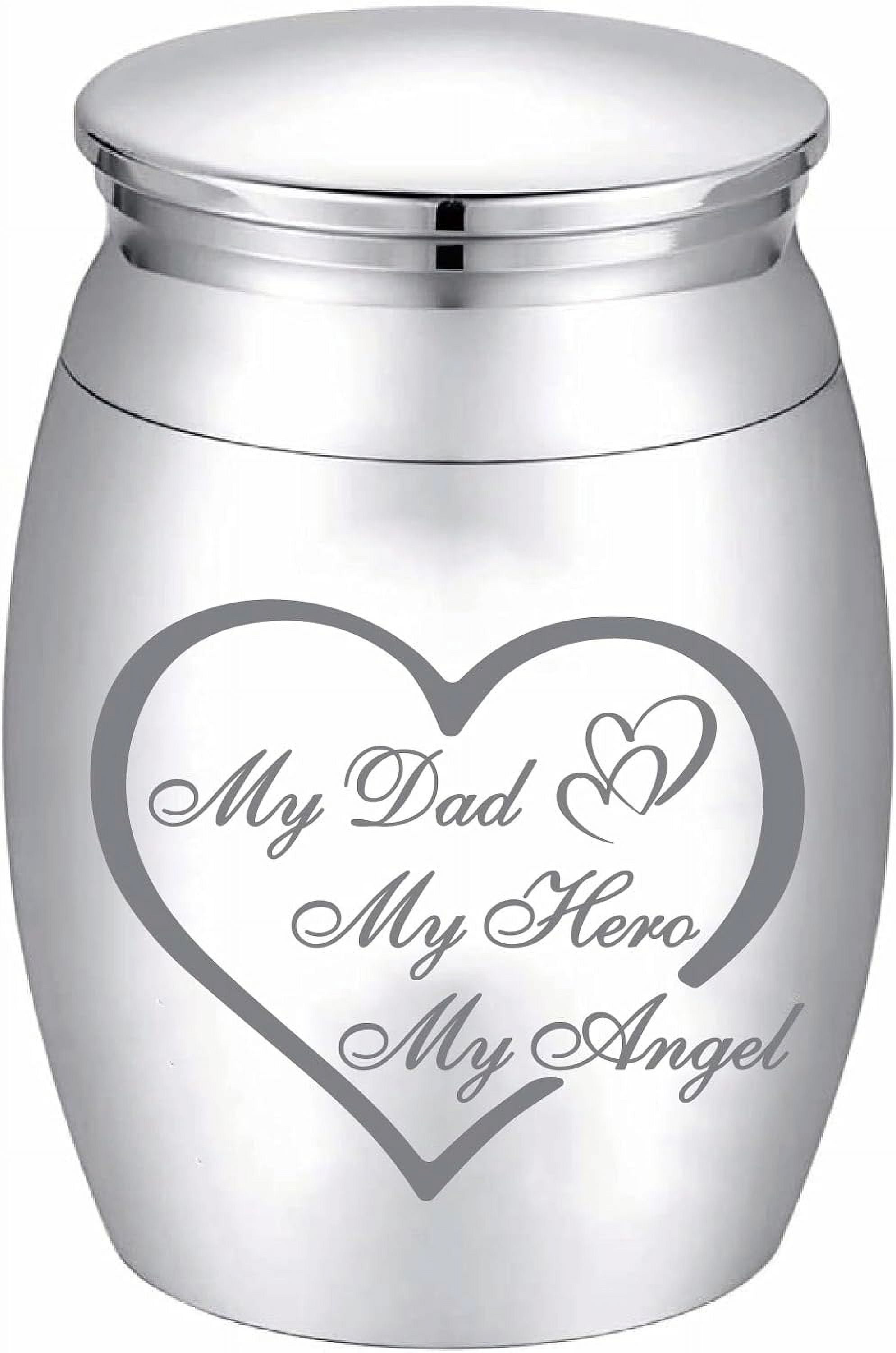 Wing Mini Cremation Urns Small Keepsake Urn Alloy Set Metal Sharing ...