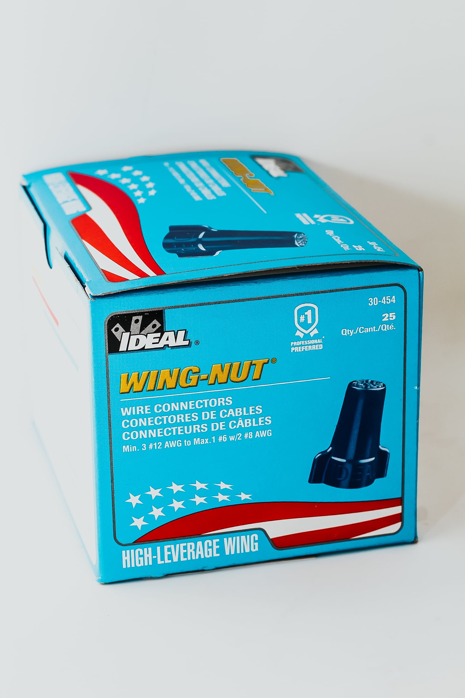 Wing-Nut Wire Connector 600V 14-6 AWG 25 Per Box, Blue - Walmart.com