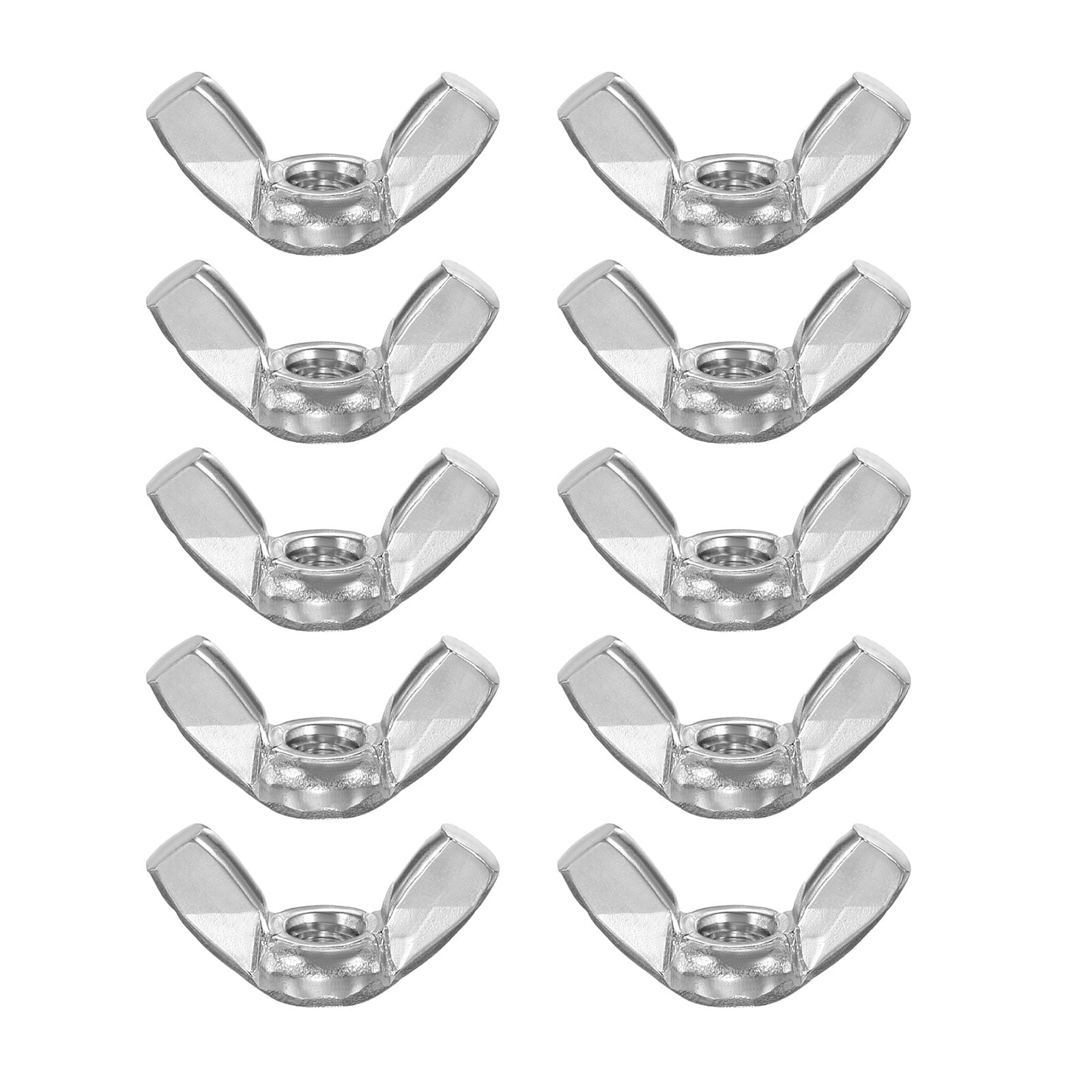 Wing Nuts, 10 Pcs 10#-24 304 Stainless Steel Butterfly Wing-Nut ...