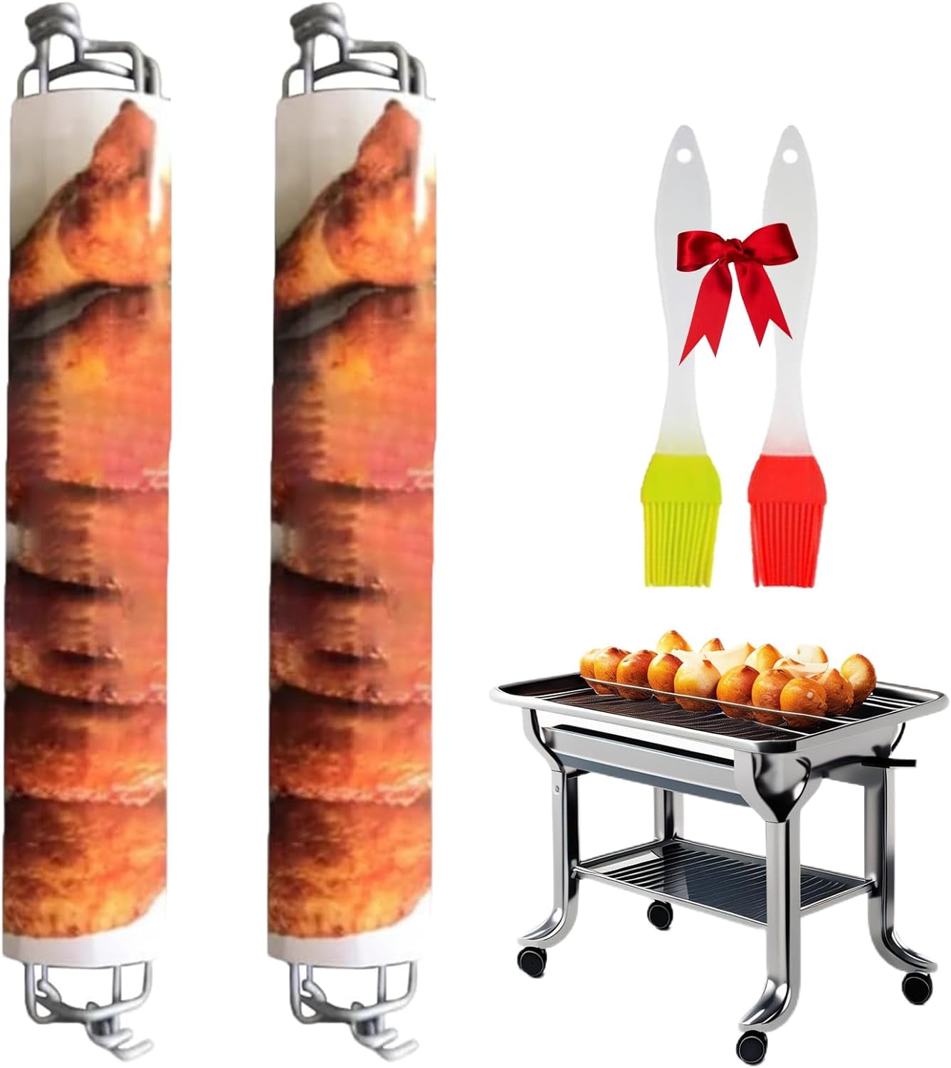 Wing Rails For Grilling Chicken Wings, 2024 New Upgrade Chicken Wing ...