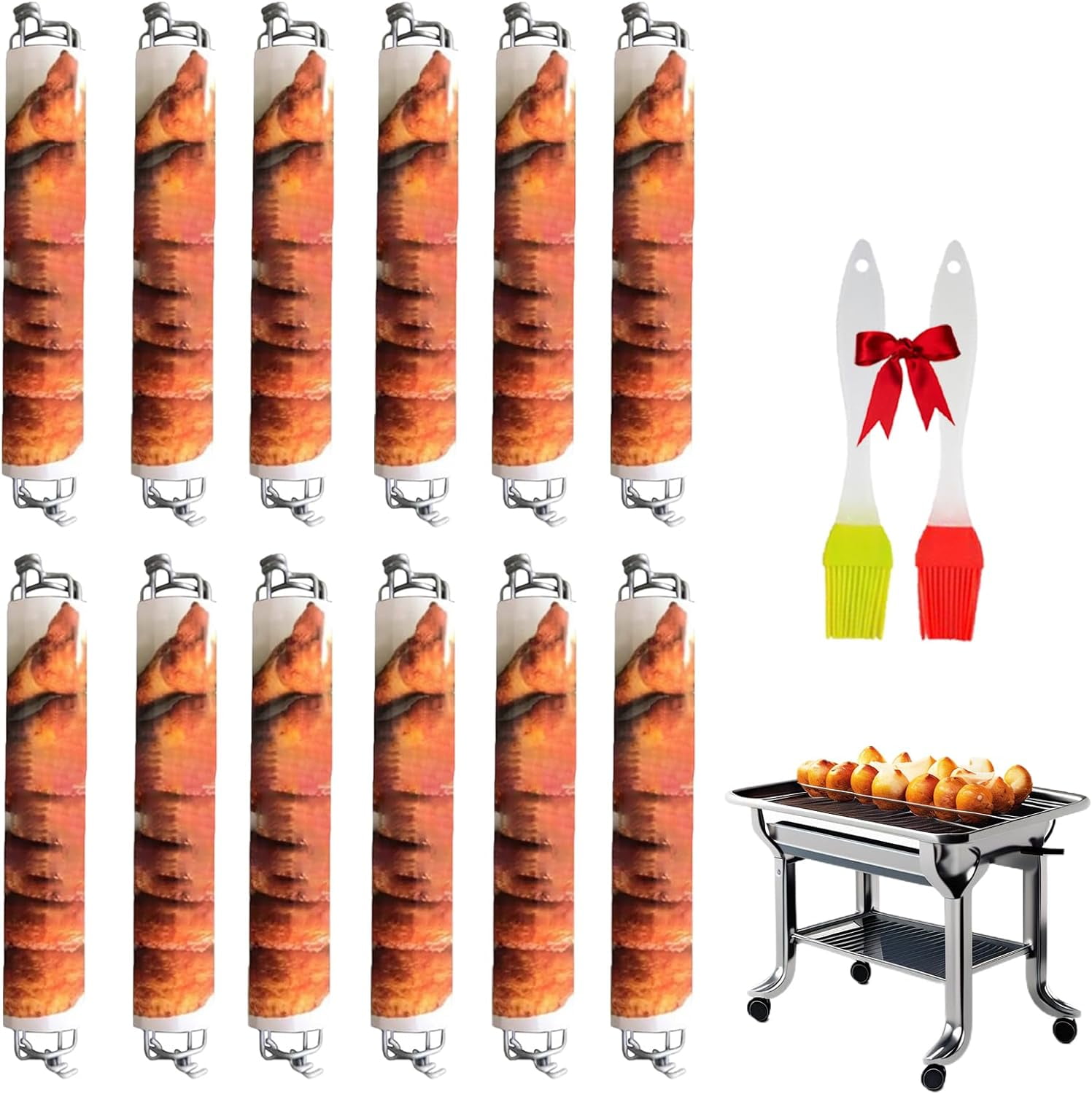 Wing Rails For Grilling Chicken Wings, 2024 New Upgrade Chicken Wing ...