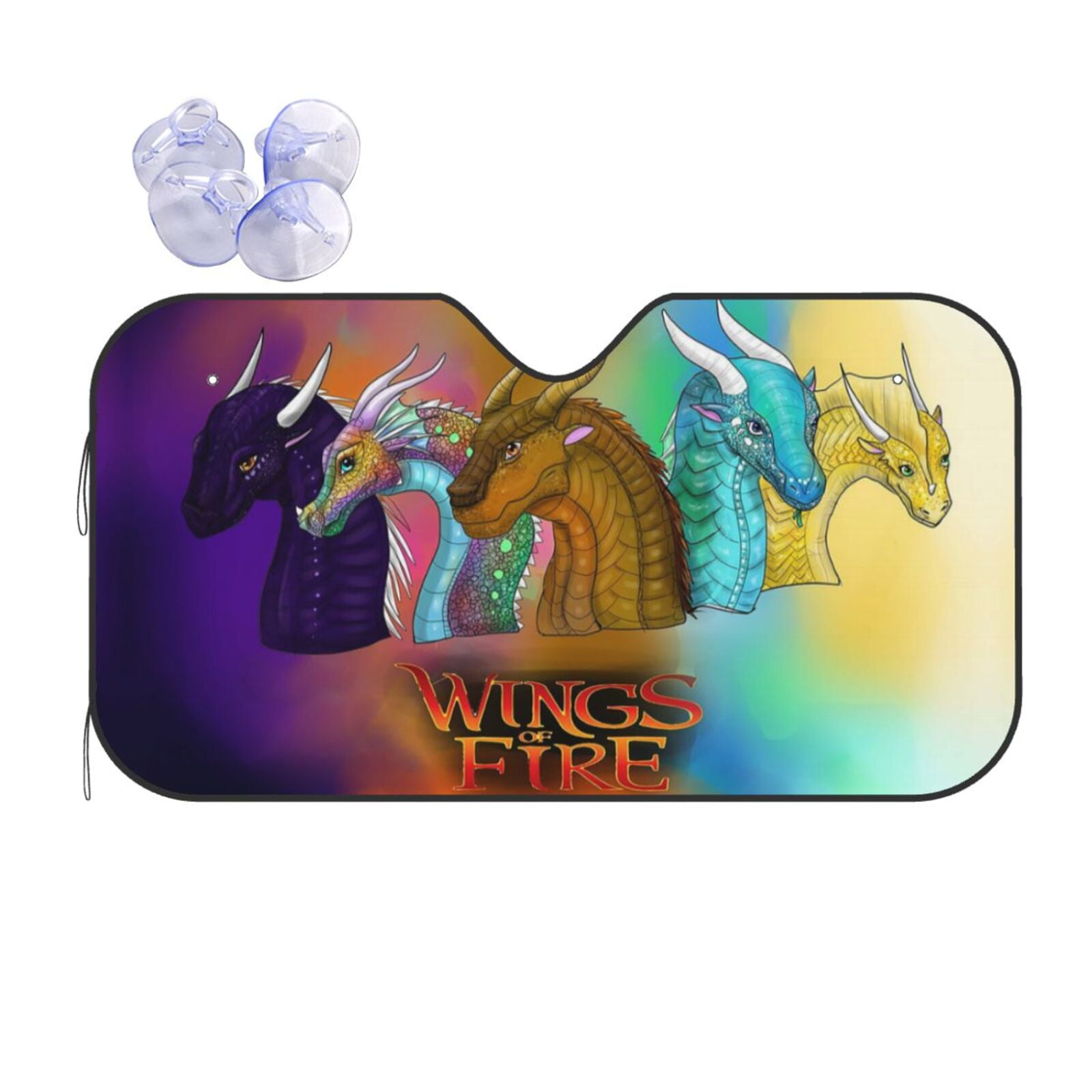 Wing of Fire Dragon Car Windshield Sunshade Automotive Sun Shade for ...