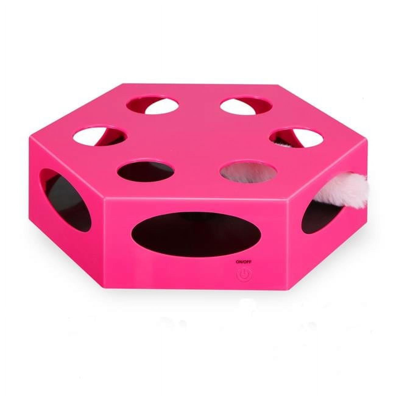 WingPet WPE 1601 Maze Box Feather Cat Toy, Pink - Walmart.com
