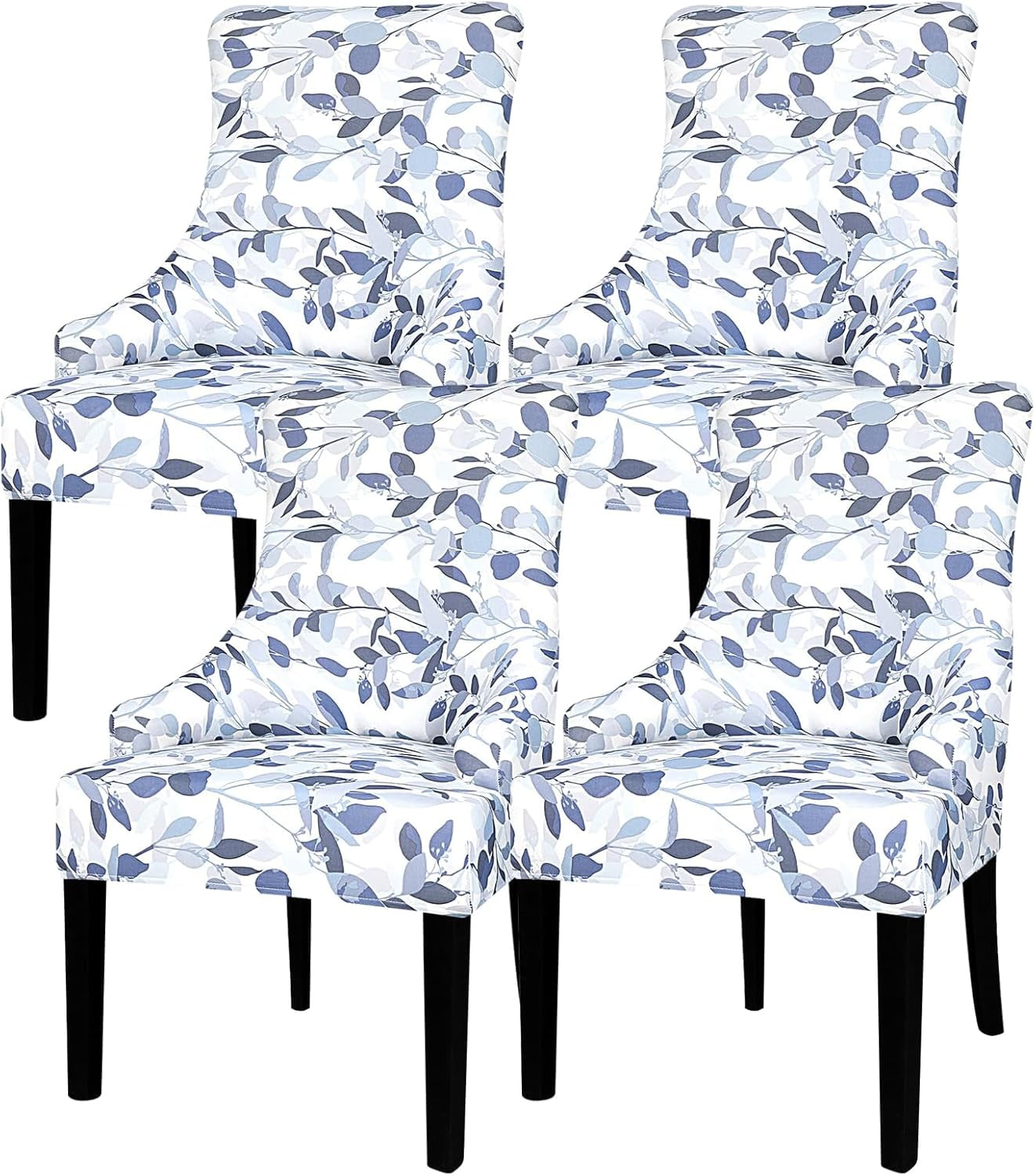 Wingback Chair Covers with Pattern - Dining Chair Covers Wingback Side ...