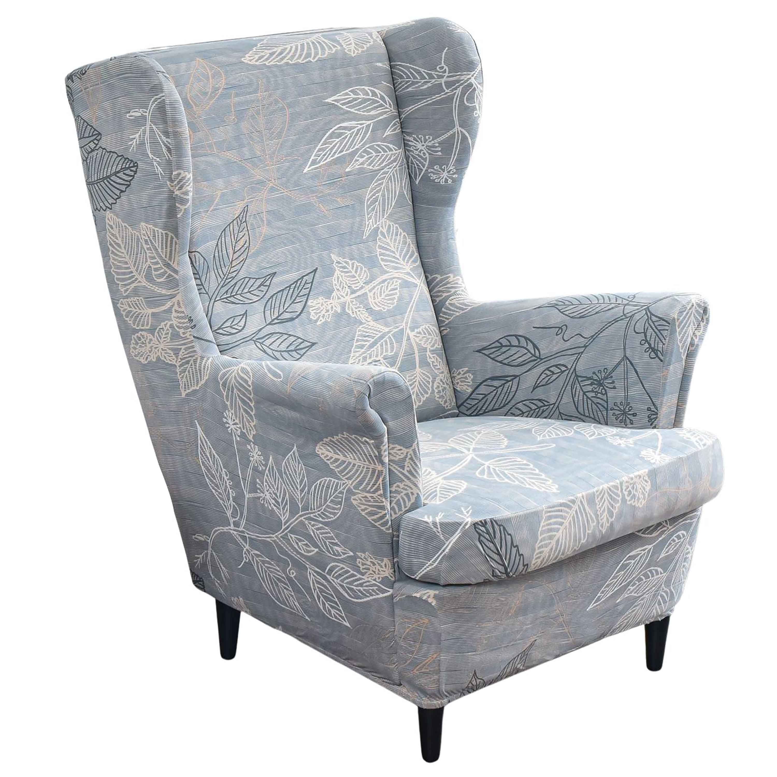 Wingback Chair Slipcover Stretch Wing Chair Covers Slipcover 2 Piece ...