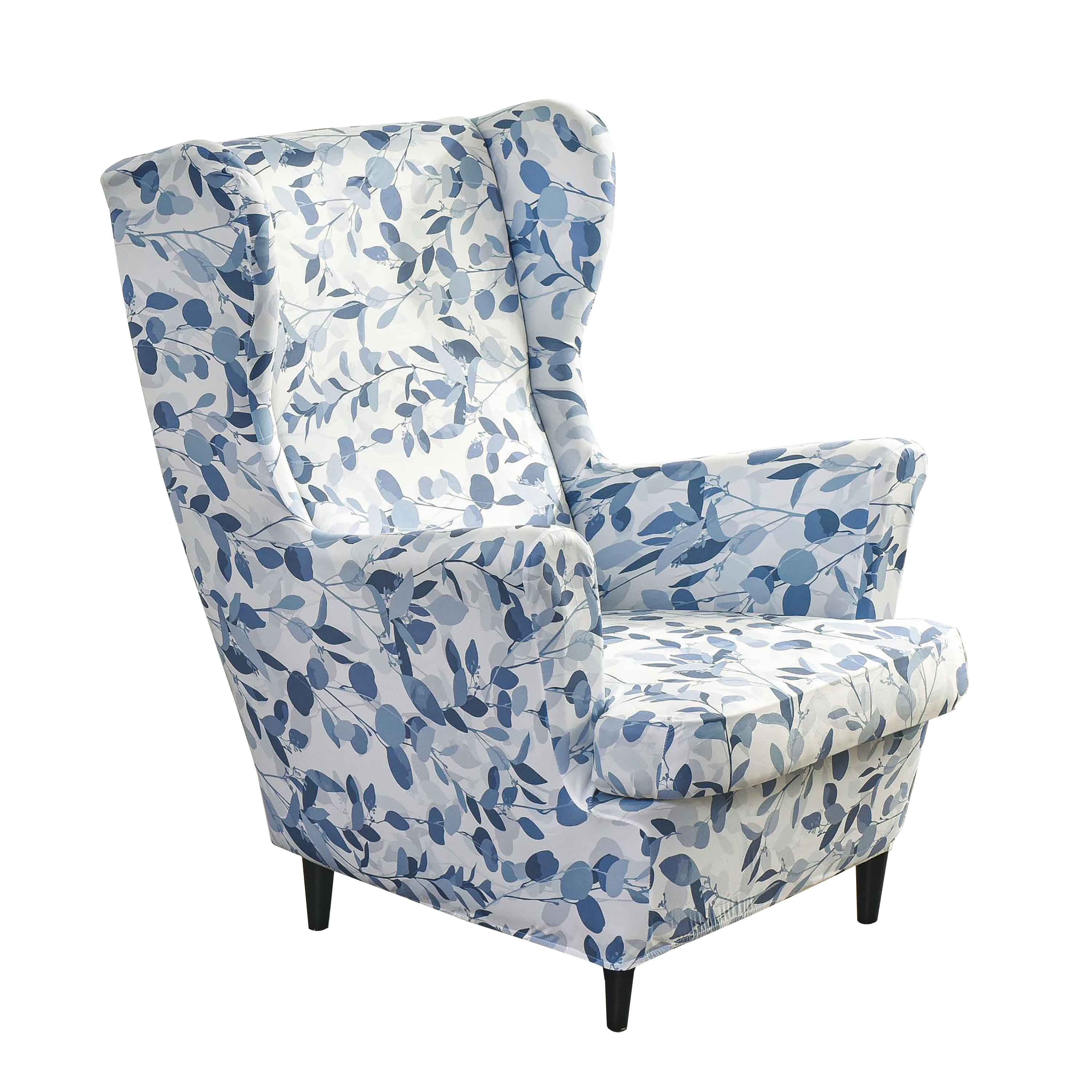 Wingback Chair Slipcover, wing back chair covers with arms, Stretch ...
