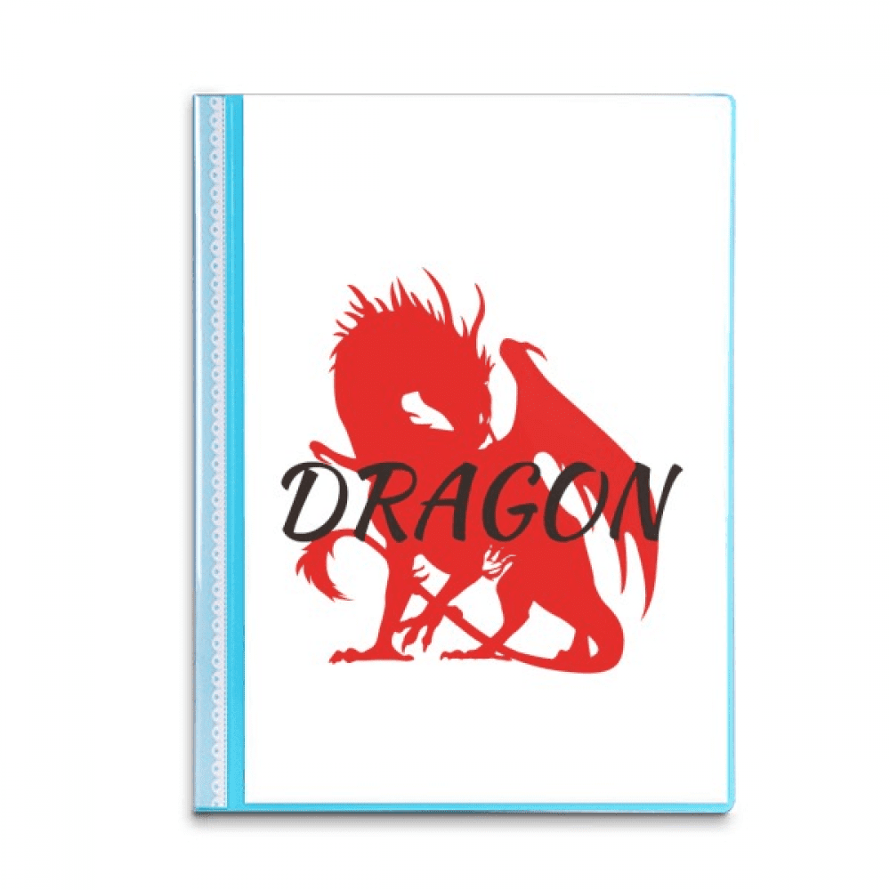 Winged Animal Dragon Myth East West Book Sheet Protectors Portfolio ...