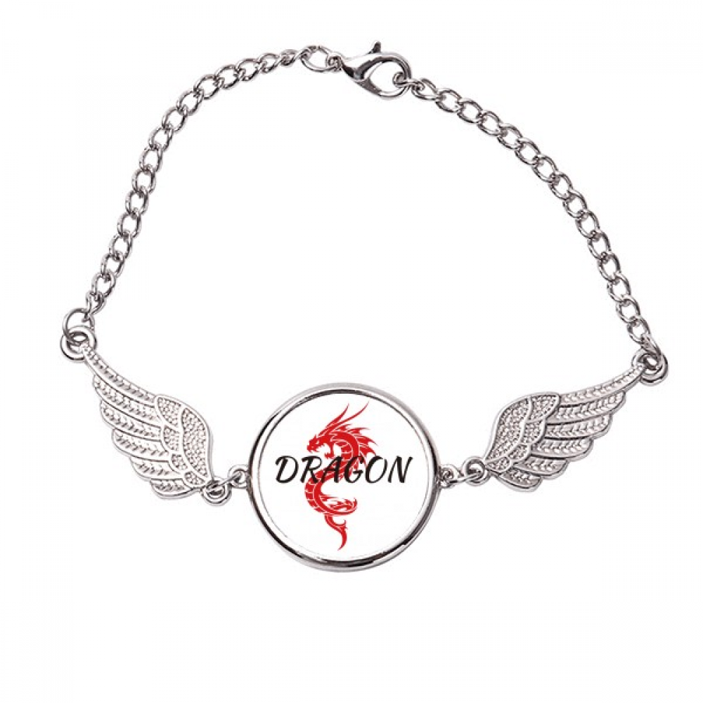 Winged Animal Myth Dragon East West Bracelet Wristband Angel Wings ...