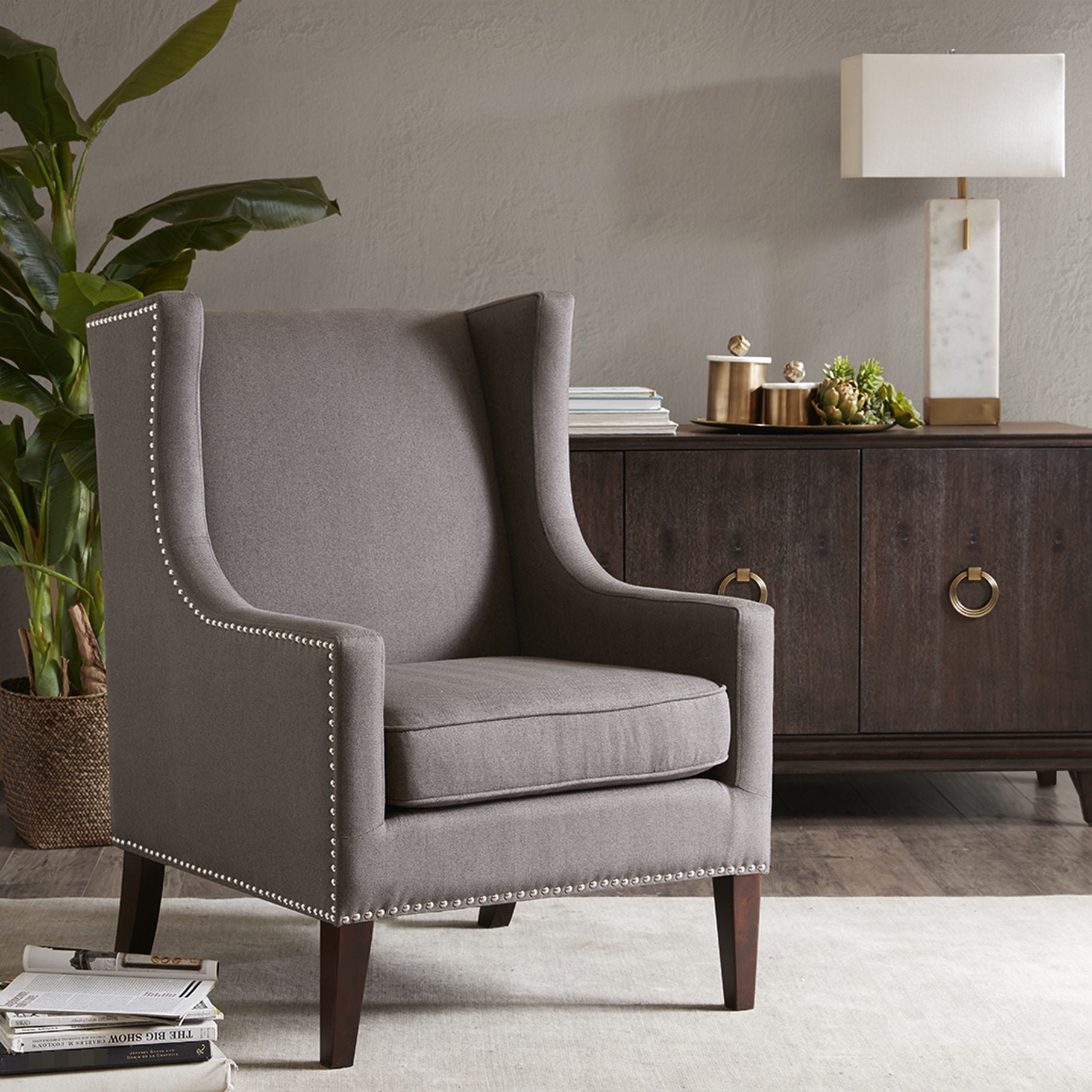 Winged Arm Balcony Chair | High - Density Foam for Fresh Air Relaxing ...