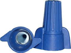 Winged Blue Wire Connector 14-6, 100/bag - Walmart.com