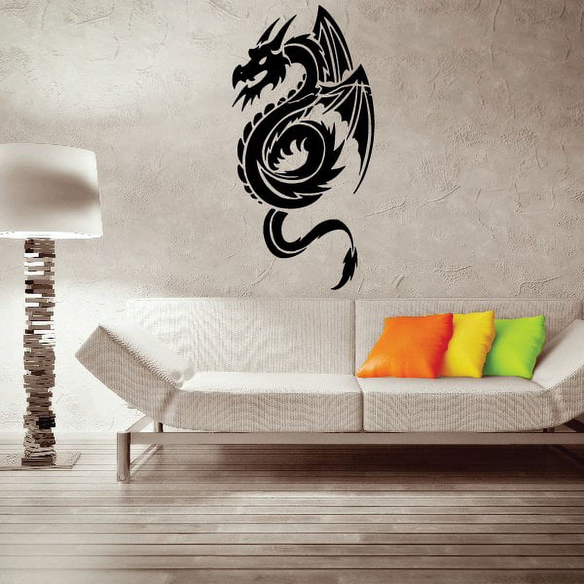Winged Chinese Dragon Decal - 36 Inches - Walmart.com