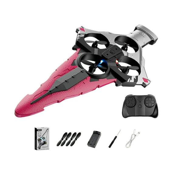 Winged Flying With 4 Propellers Hand Controlled RC Aircraft Featuring ...