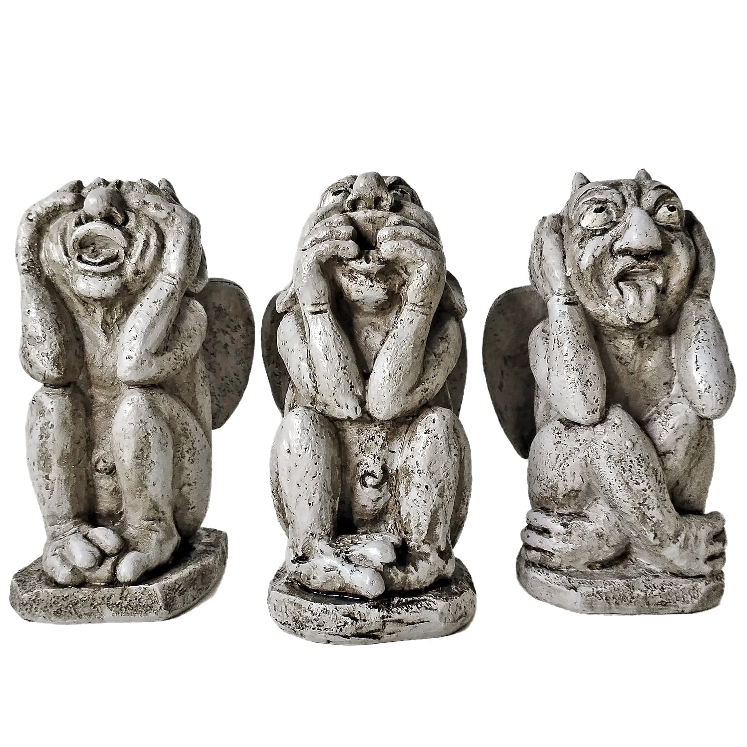 Winged Gargoyles Statue Garden Guardian Sculpture Gothic Indoor Outdoor ...