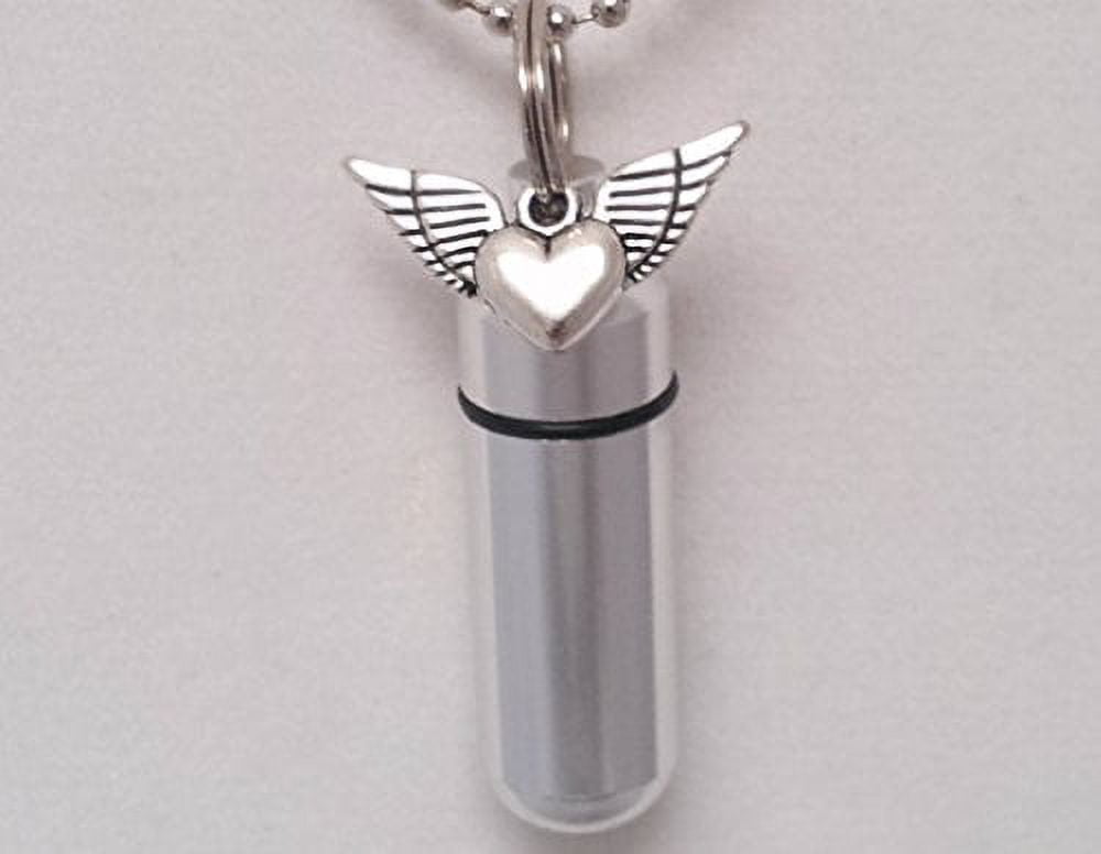 Winged Heart Anointing Oil or Holy Water Holder with Engraved Heart ...