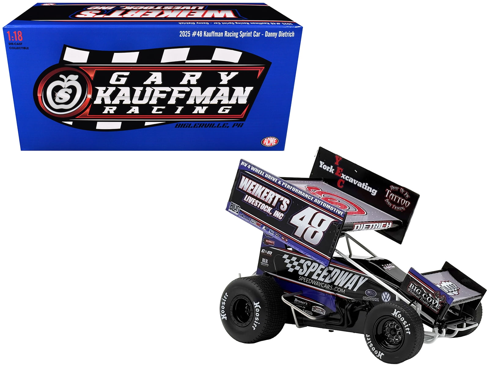 Winged Sprint Car #48 Danny Dietrich "Weikert's Livestock - Speedway ...