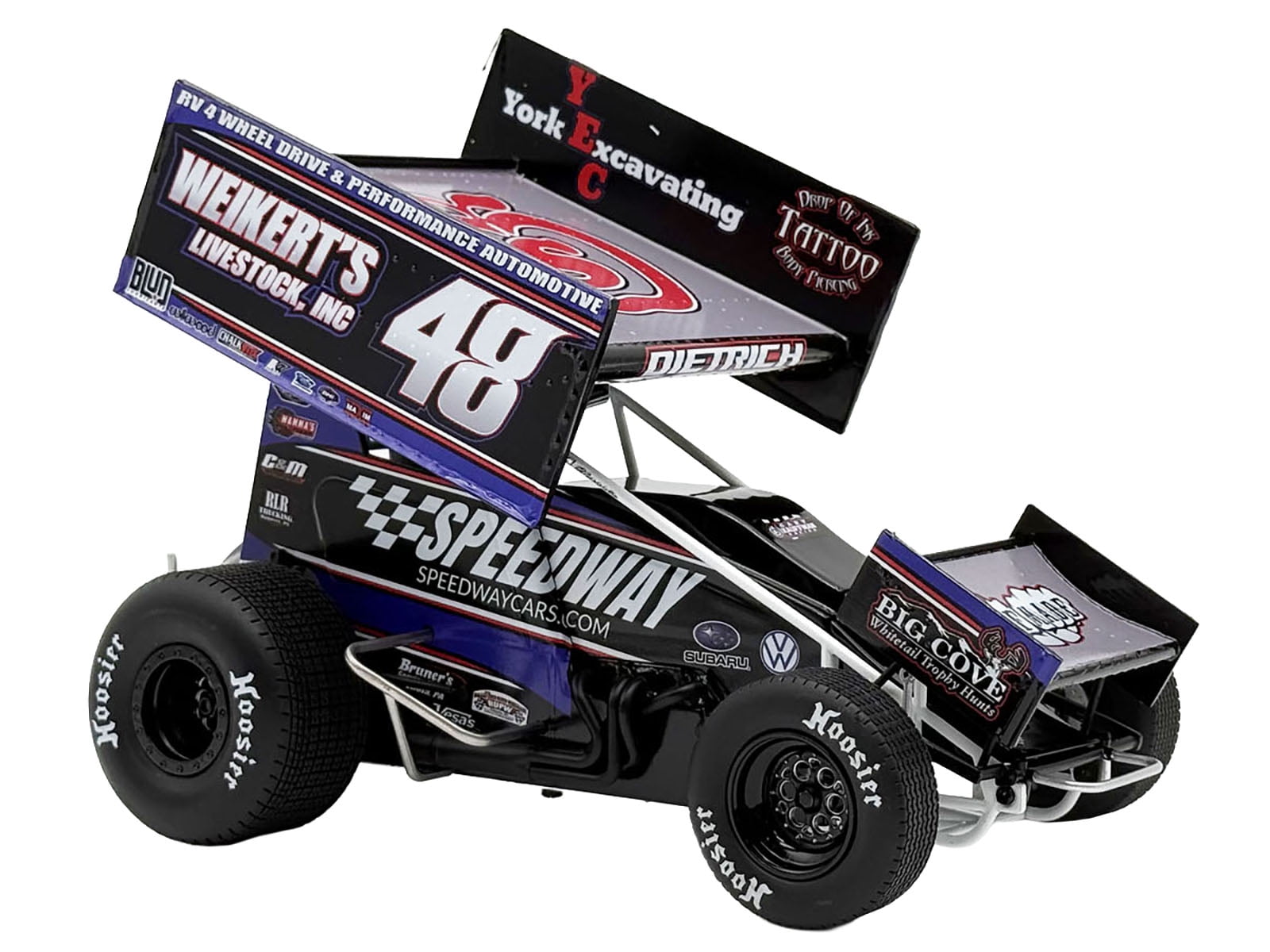 Winged Sprint Car #48 "Weikert's Livestock - Speedway Cars" Gary ...