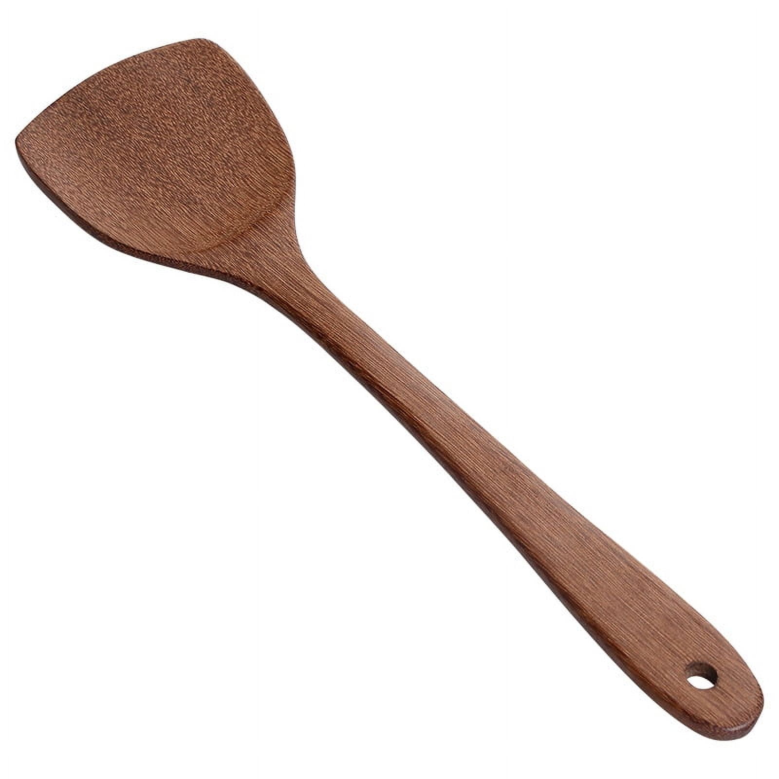 Winged wooden spatula, household kitchen non stick pan, specialized ...