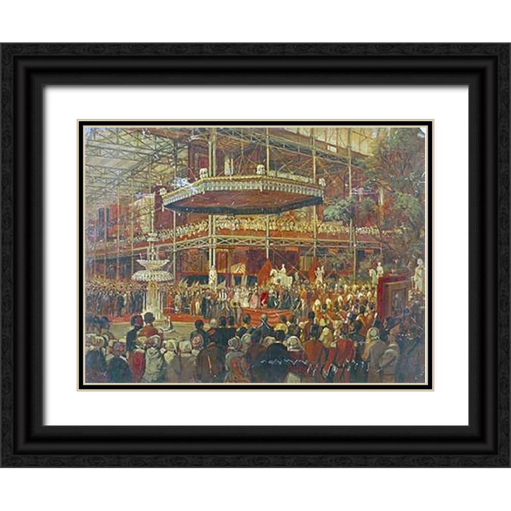 Wingfield, James Digman 14x12 Black Ornate Wood Framed with Double ...