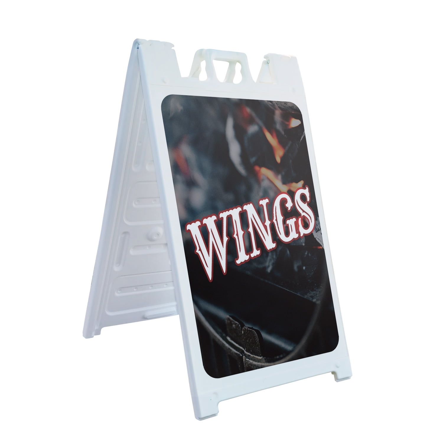 Wings 24" x 36" Double Sided A-Frame Sidewalk Sign, Includes 2 ...