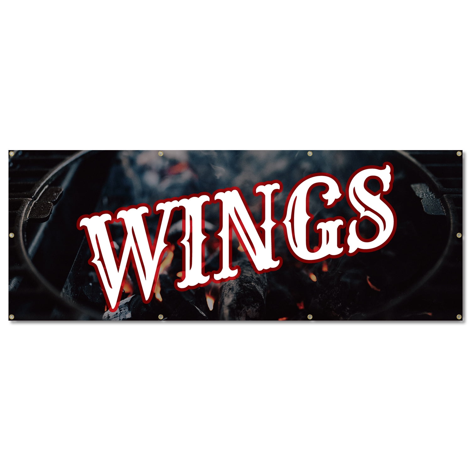 Wings | 36" X 96" Banner | Outdoor Vinyl Sign With Grommets | Hot ...