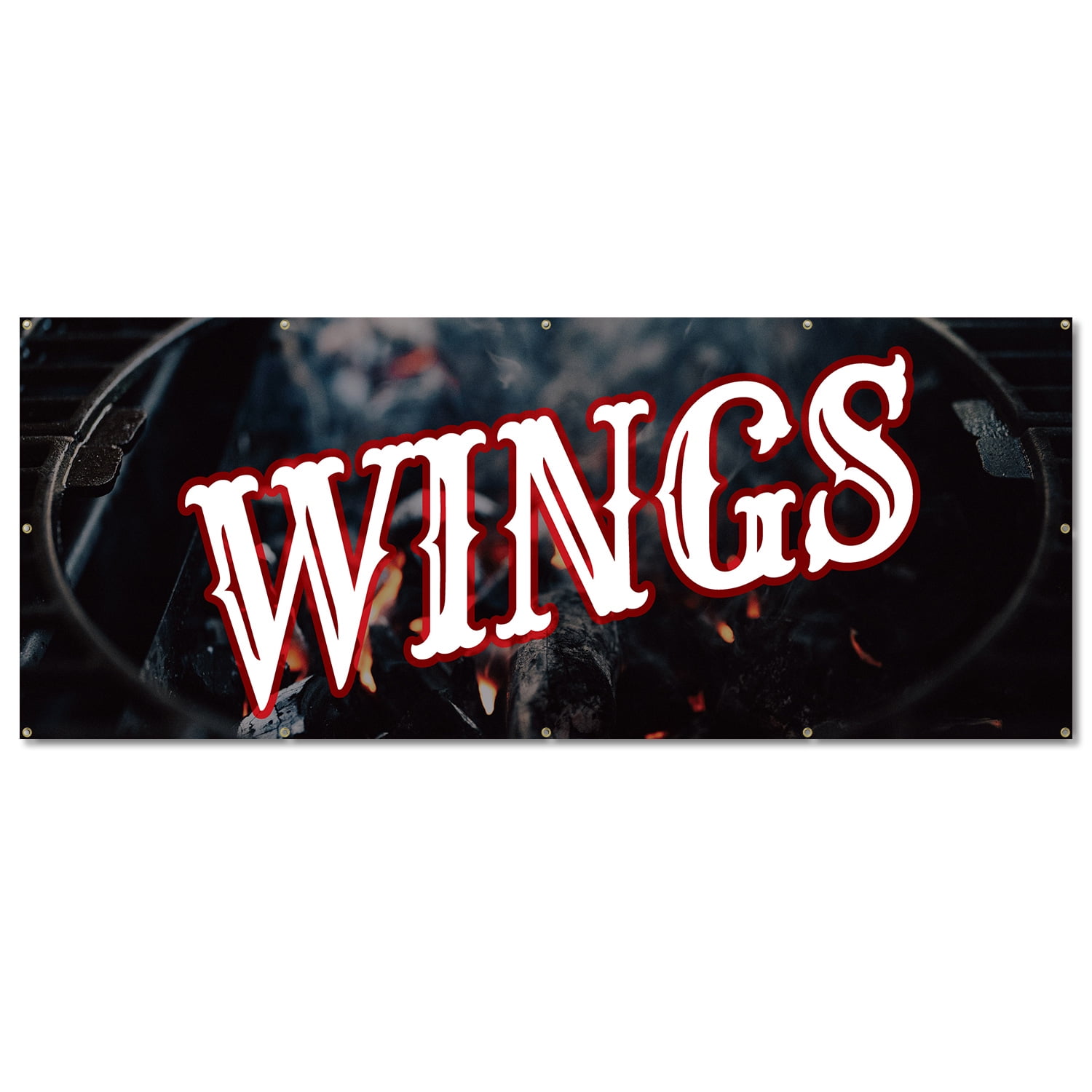 Wings | 48" X 120" Banner | Outdoor Vinyl Sign With Grommets | Hot ...