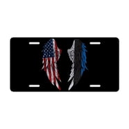 USA Made Patriotic Decorative Custom Front Tag Car - Tactical Hidden ...