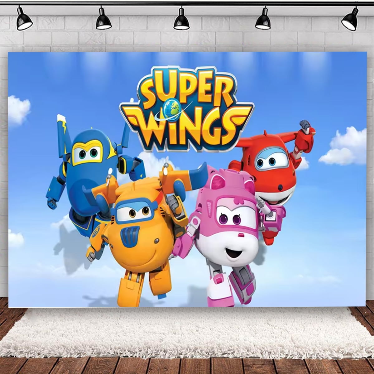 Wings Backdrop 5x3 Wings Birthday Party Supplies Background Cake Table ...