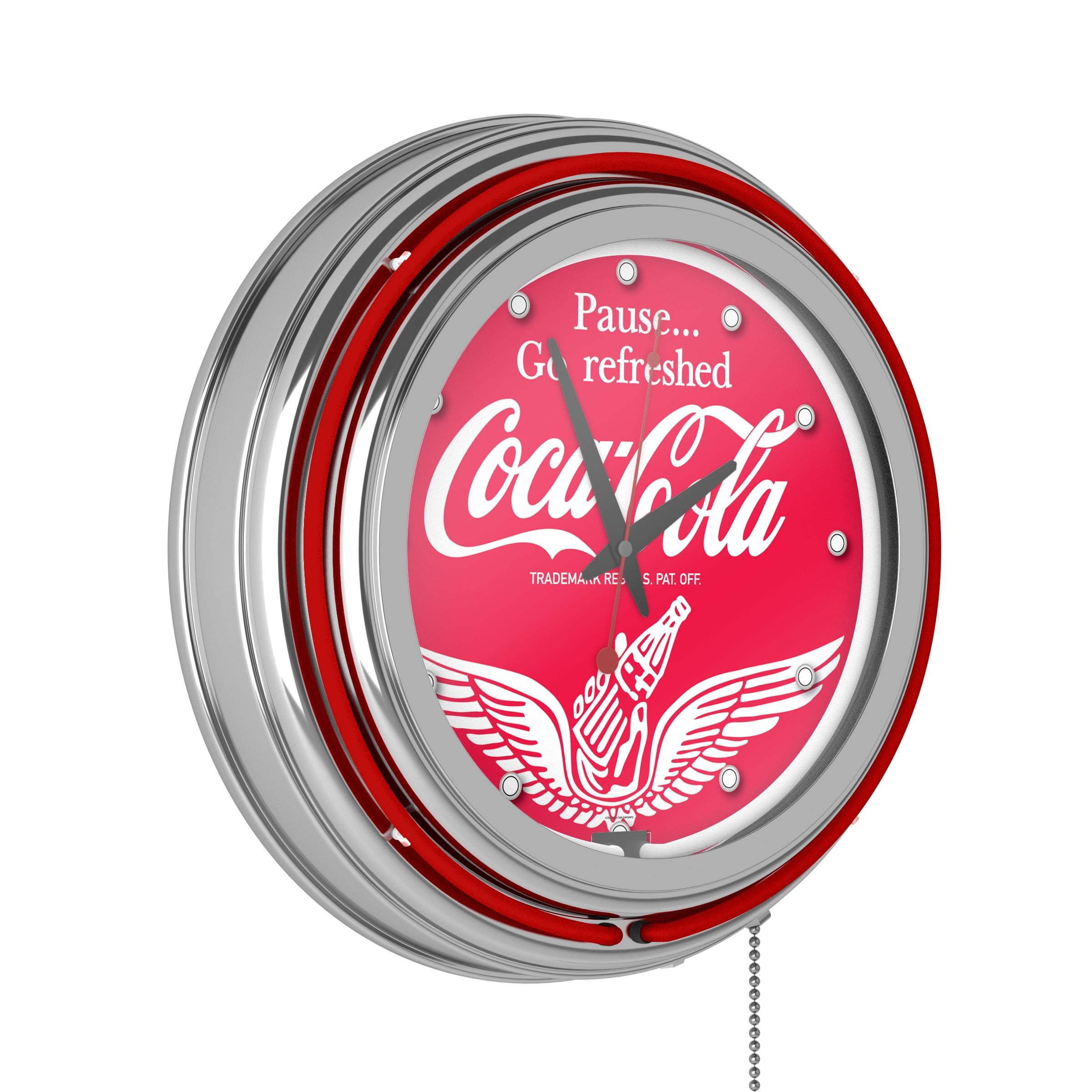 Wings Coca Cola Neon Clock - Two Neon Rings - Walmart.com