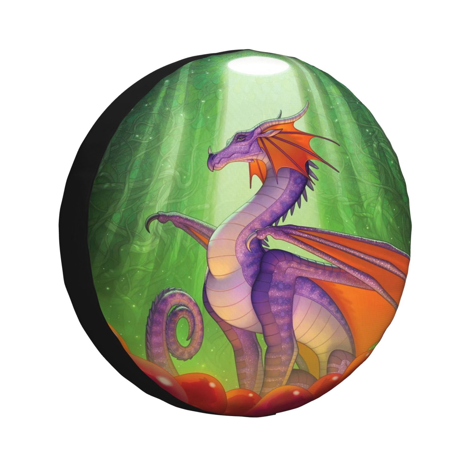 Wings Dragon Fire Spare Tire Cover Wheel Tire Cover Fit Trailer, RV ...