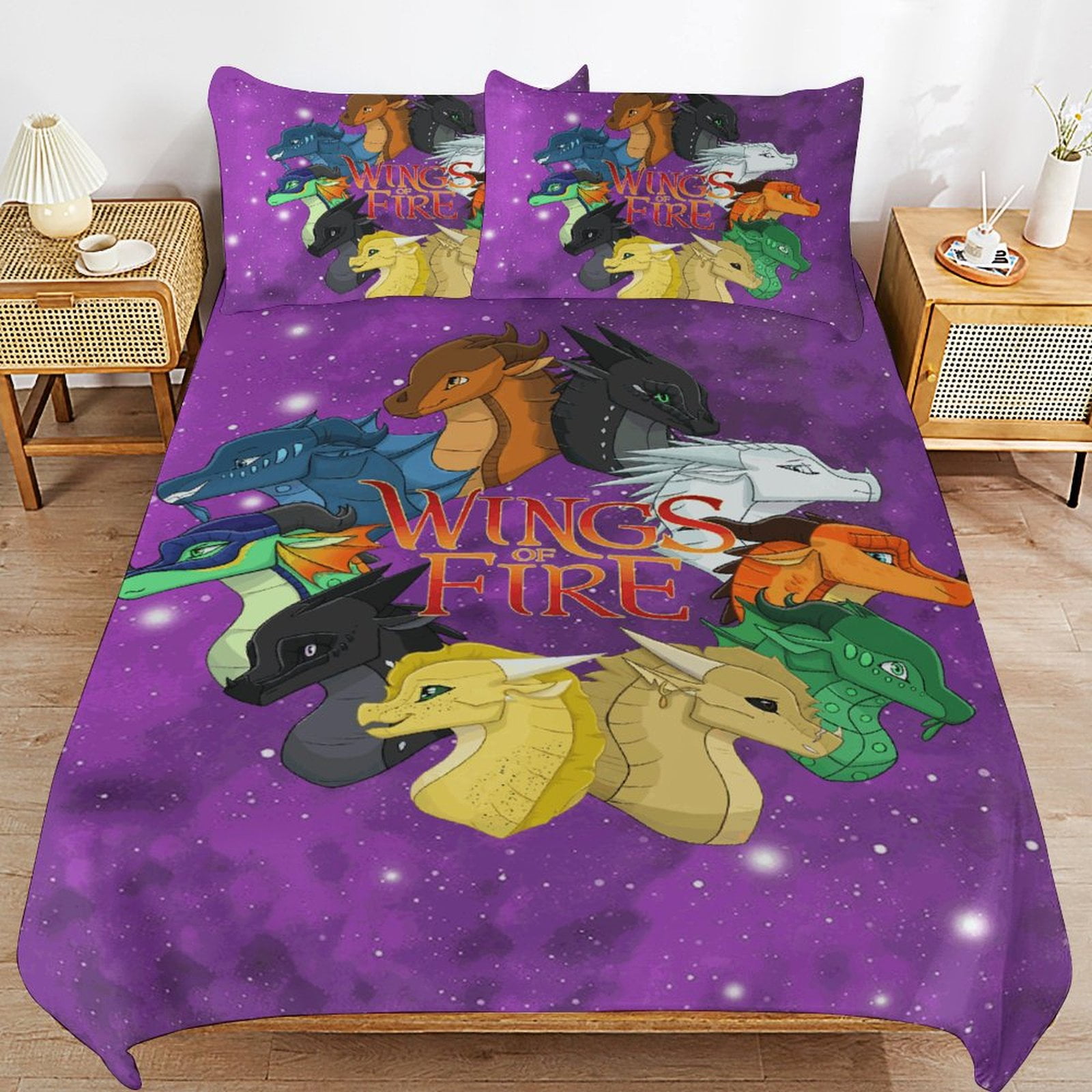 Wings of Fire Bed Duvet Cover Microfiber Bedding Sets 3D Printed ...