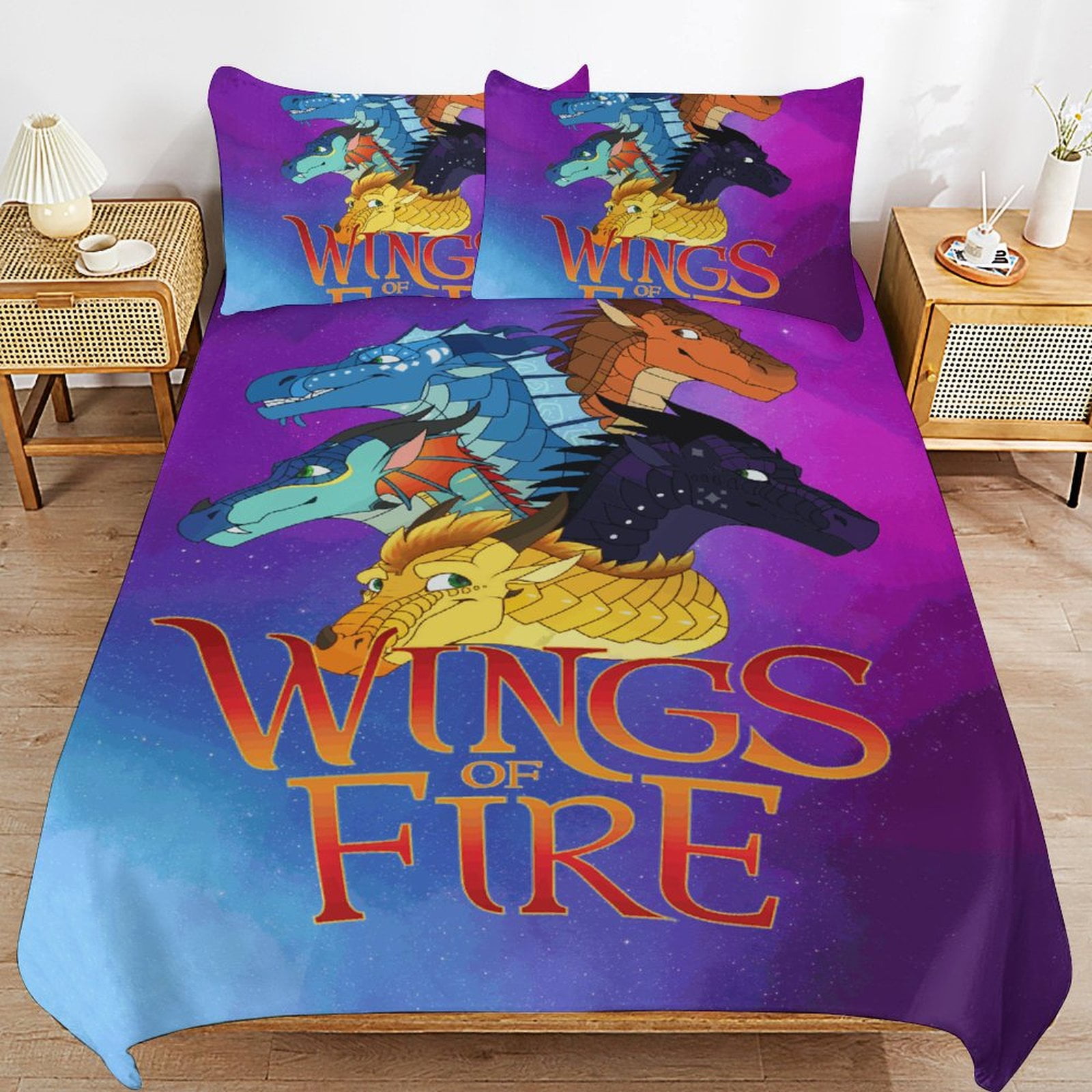 Wings of Fire Bed Duvet Cover Microfiber Bedding Sets 3D Printed ...