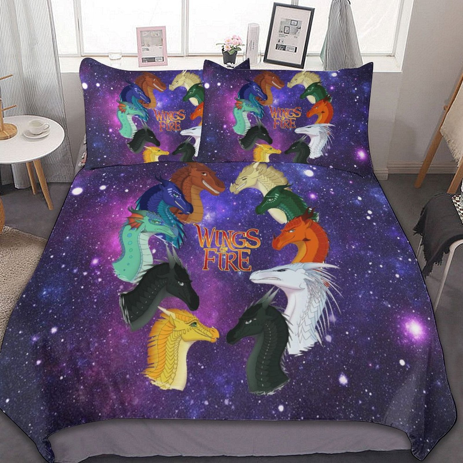 Wings of Fire Bed Duvet Cover Microfiber Bedding Sets 3D Printed ...