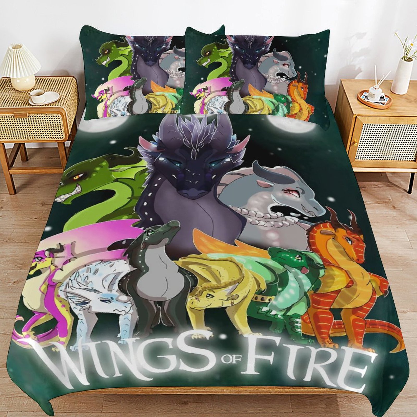 Wings of Fire Bed Duvet Cover Microfiber Bedding Sets 3D Printed ...