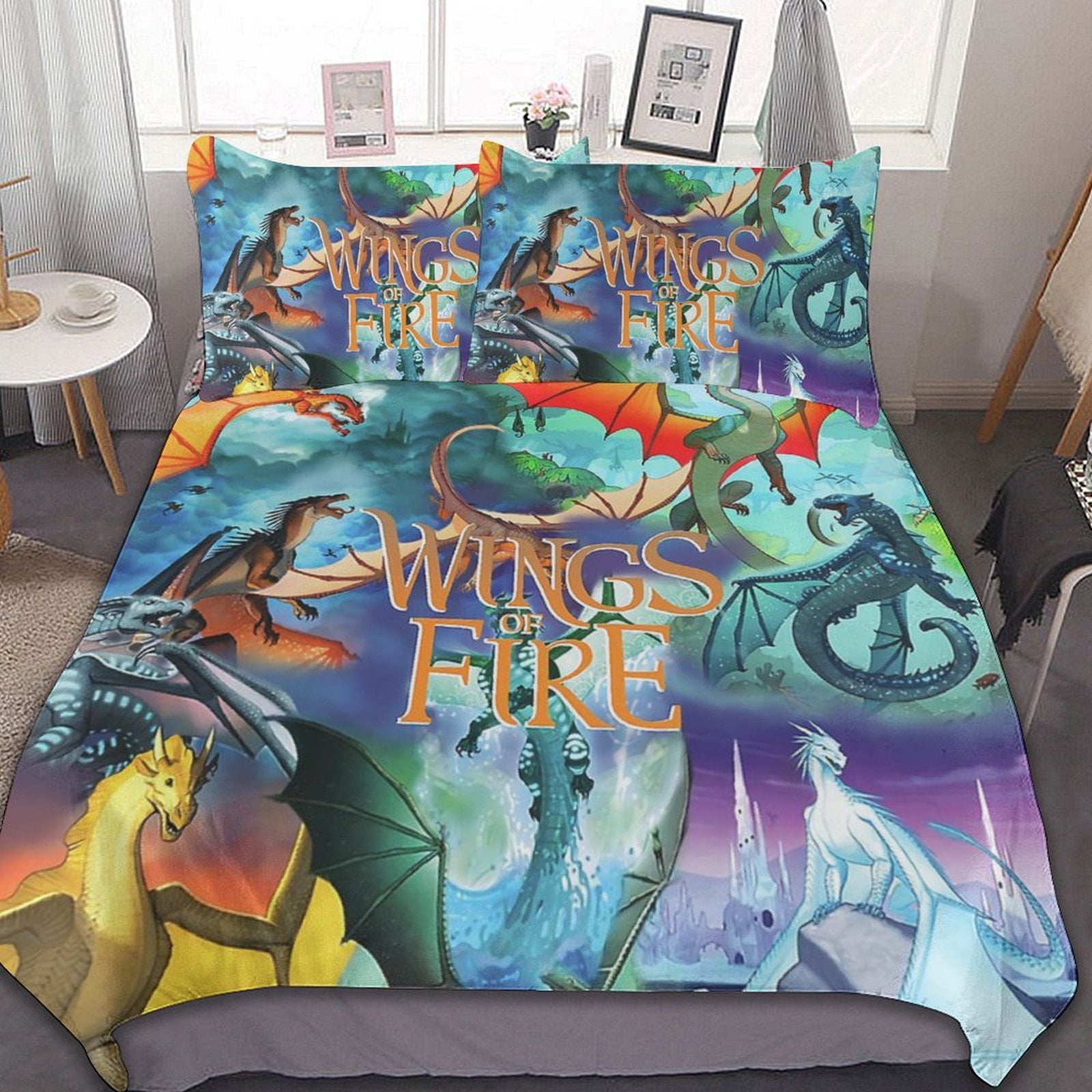 Wings of Fire Bed Duvet Cover Microfiber Bedding Sets 3D Printed ...