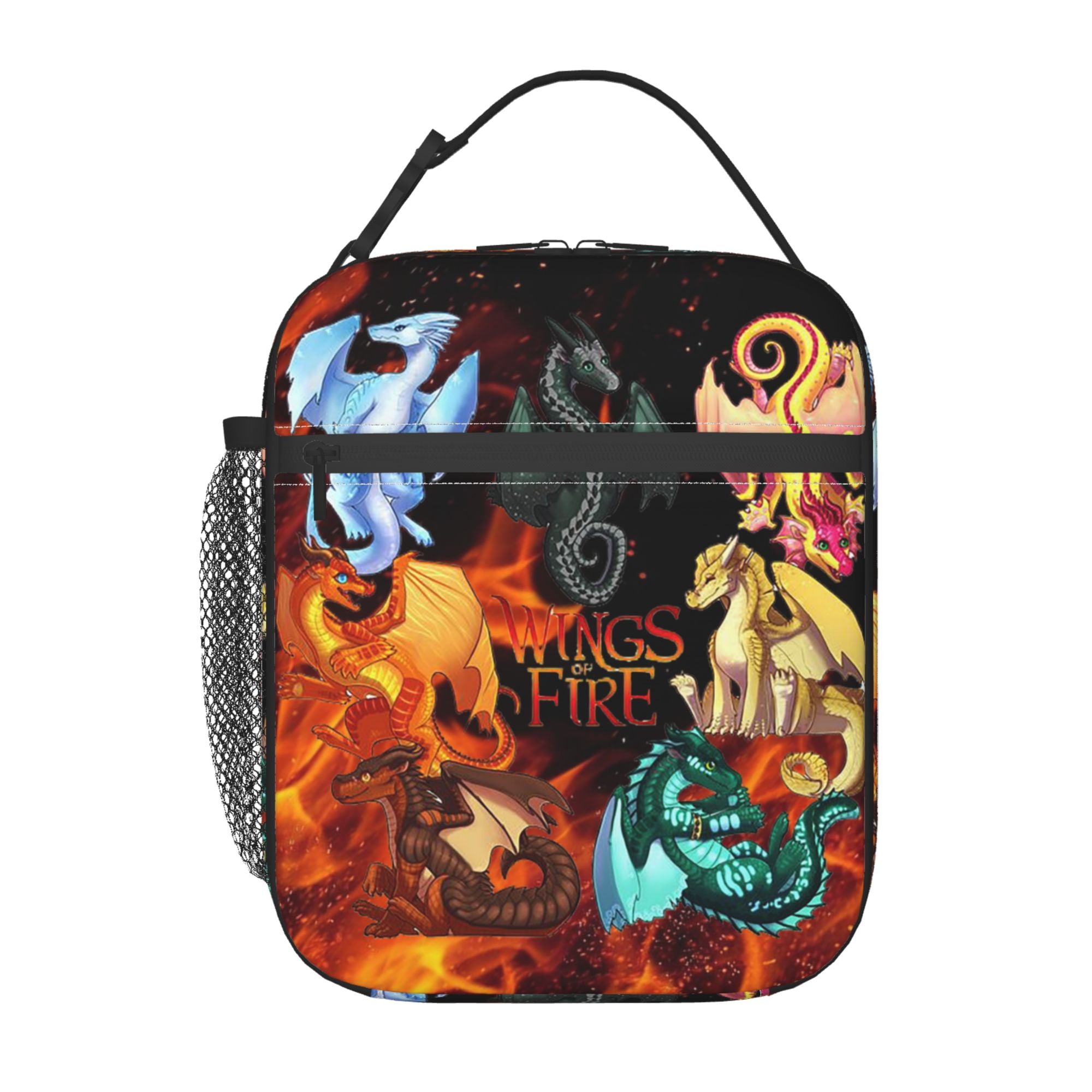 Wings Fire Dragon Lunch Bag Portable Tote Bag Insulated Lunch Box ...