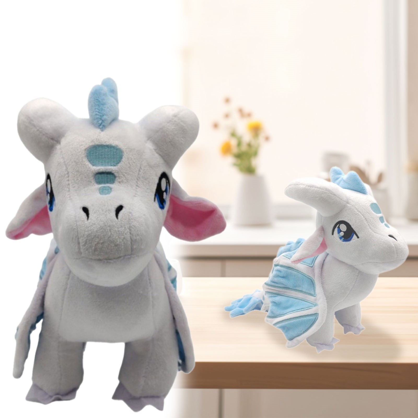 Wings of Fire Dragon Plush Toy, Rainwing Dragon Stuffed Animals ...