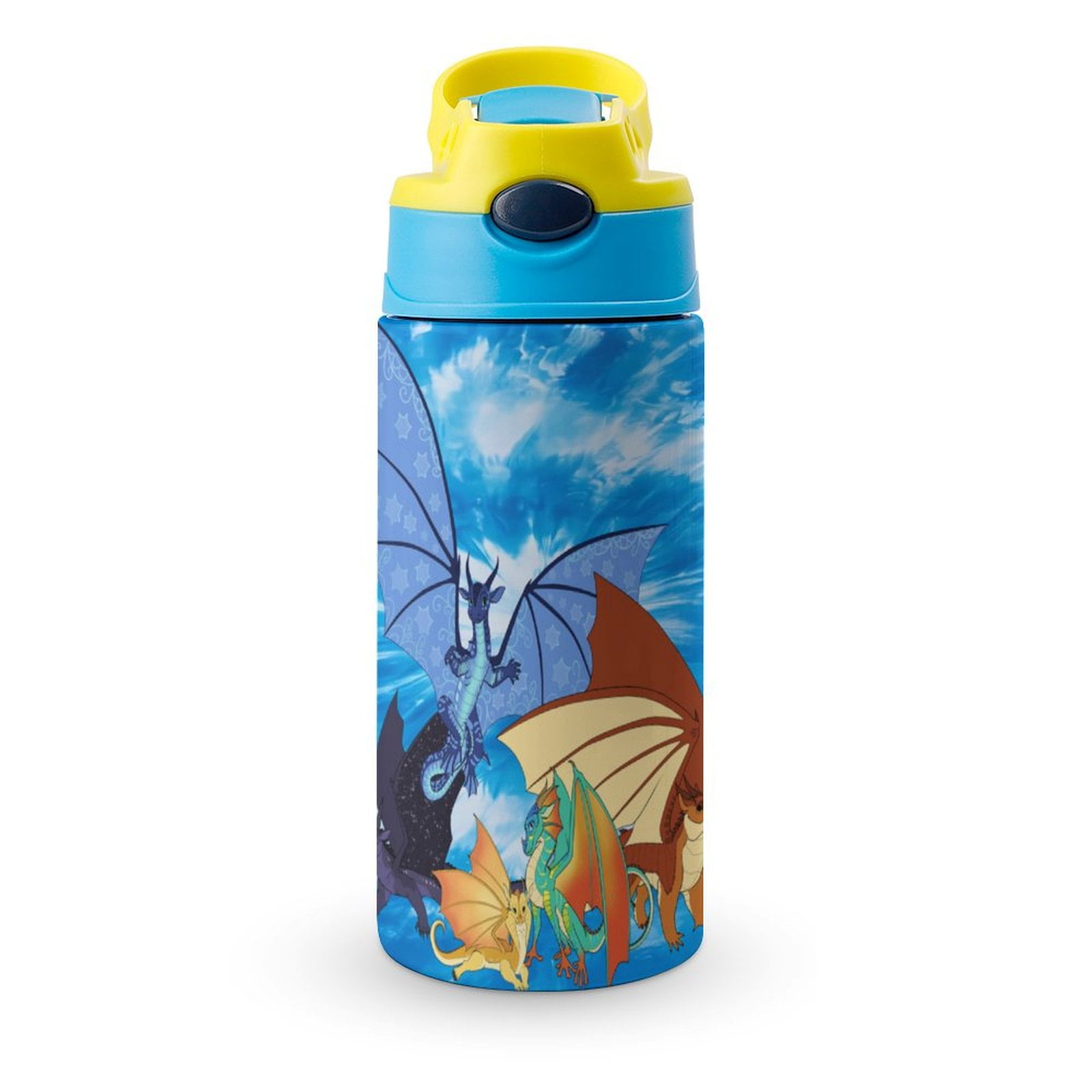 Wings of Fire Insulated Bottle with Straw And Built in Carrying Loop ...