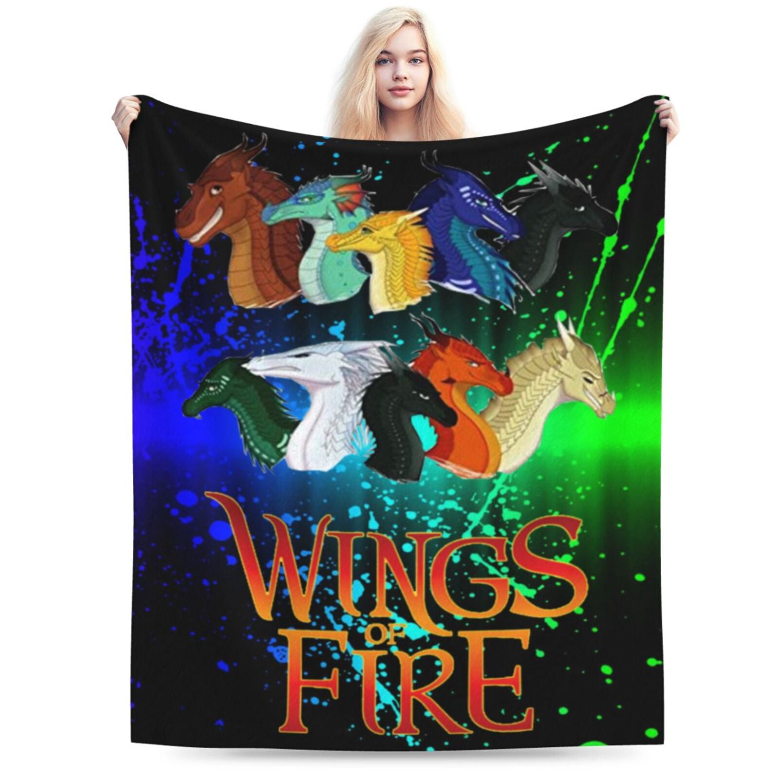 Wings Of Fire Blanket Fuzzy Plush Bed Blanket Cozy Fluffy Air Condition ...