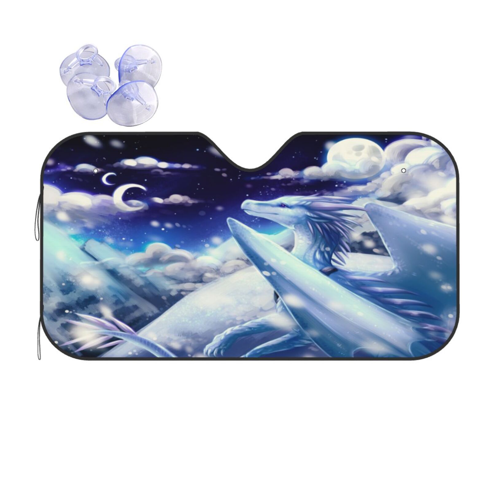 Wings Of Fire Cartoon Car Windshield Sunshade Foldable Keep Vehicle ...