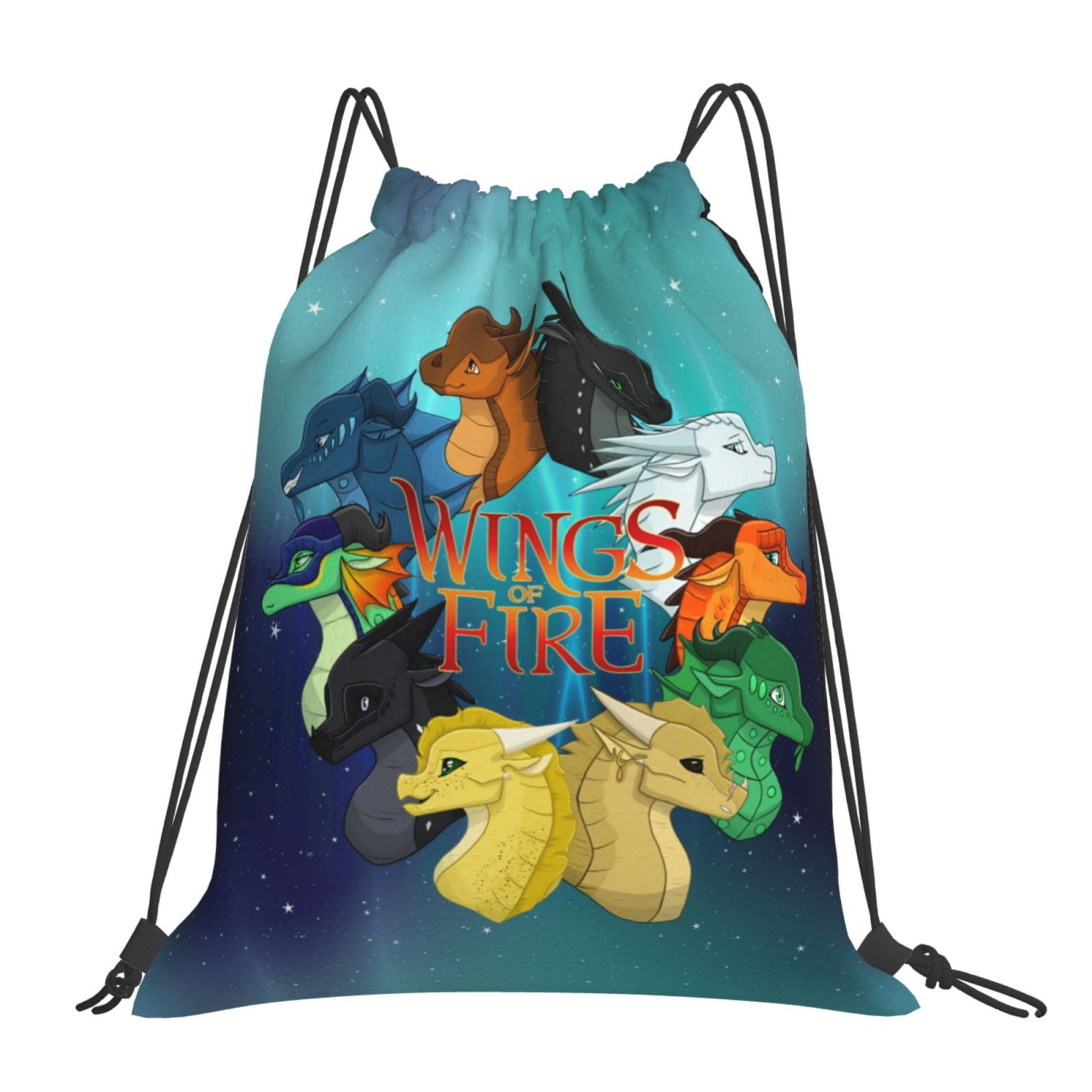 Wings Of Fire Dragon Drawstring Backpack Sport Gym Bag For Yoga ...