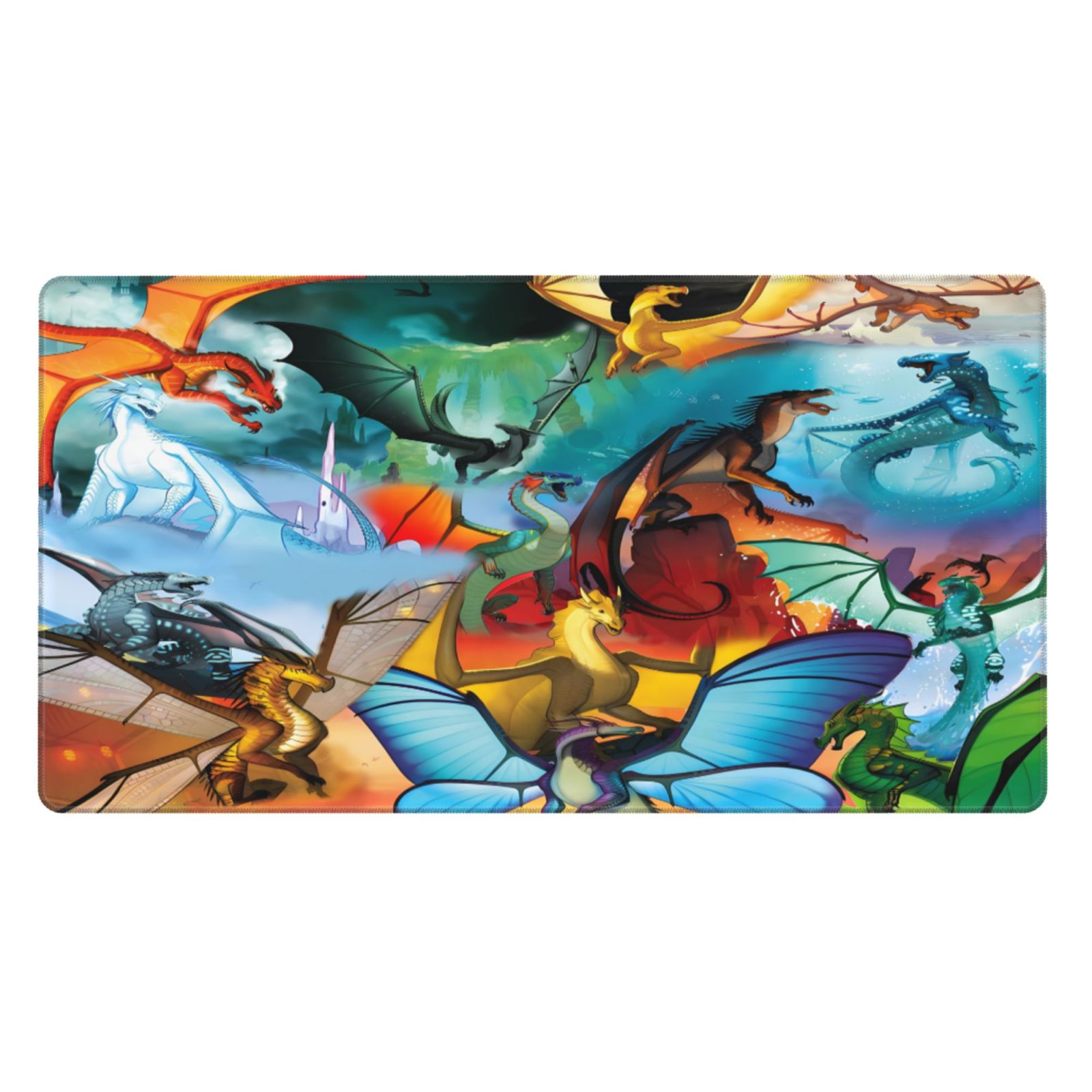 Wings Of Fire Dragon Mouse Pad 16x29.5 Inch Computer Keyboard Mouse Pad ...