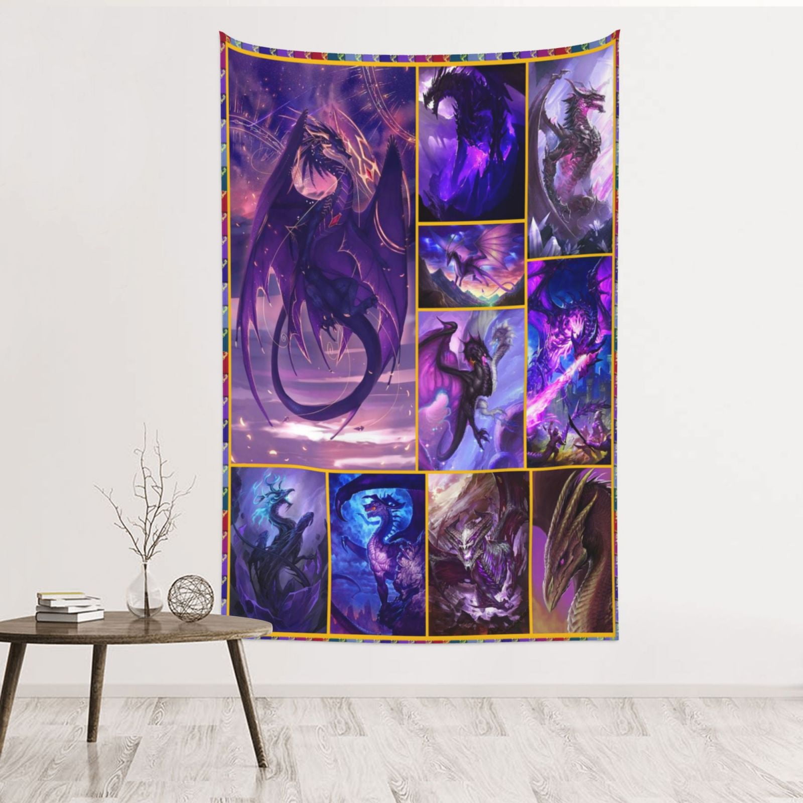 Wings Of Fire Dragon Tapestry Wave Wall Hanging Home Decoration Wall ...