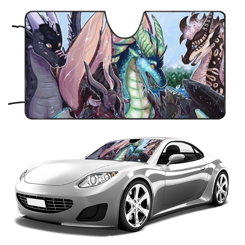 Wings Of Fire Dragon WOF Car Windshield Sunshade Accessories Umbrella ...