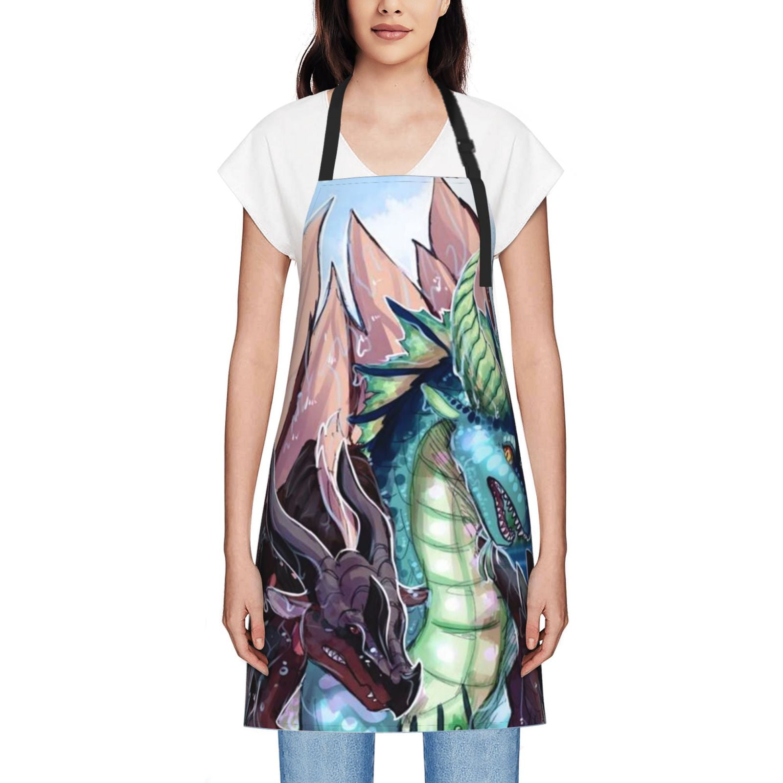 Wings Of Fire Dragon WOF Waterproof Apron Home Decor For Kitchen ...
