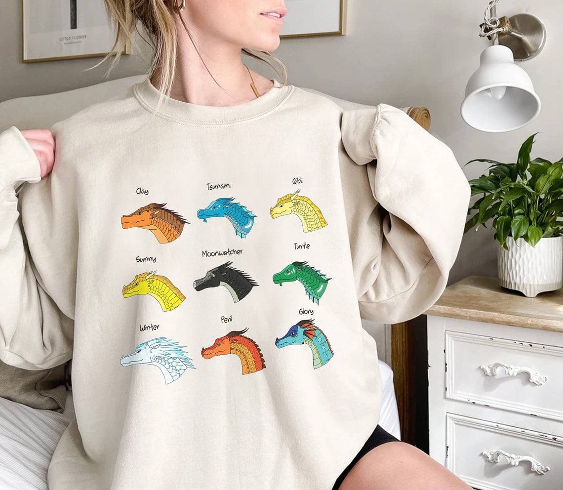 Wings Of Fire Dragons Shirt, Wings Of Fire Sweatshirt, Bookish ...