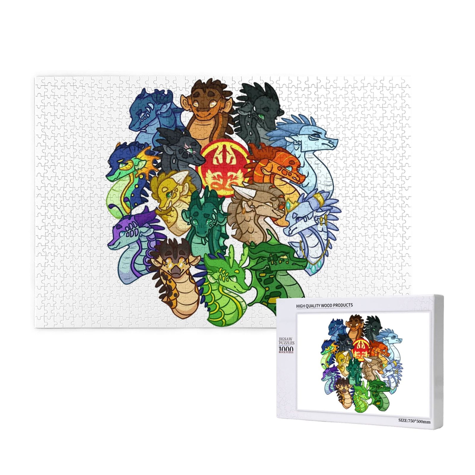 Wings Of Fire Jigsaw Puzzle 10000 Pieces for Adults Teens DIY Wall Art ...